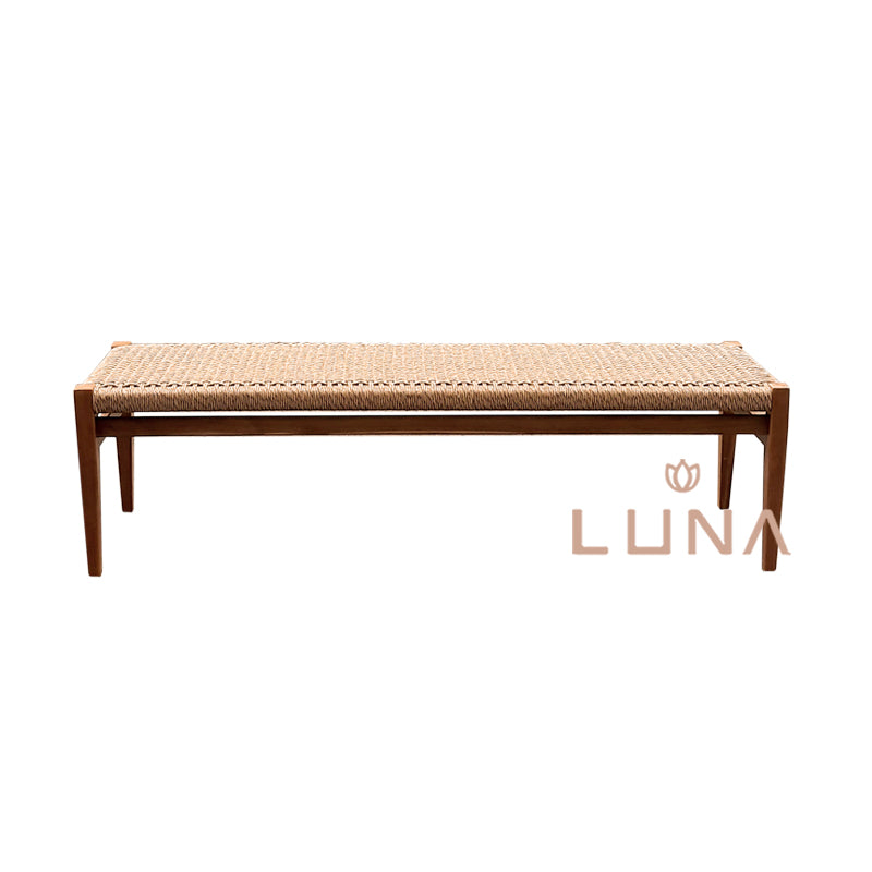 RAPAT SYNTHETIC - Teak Wood Bench – Luna Bali Furniture